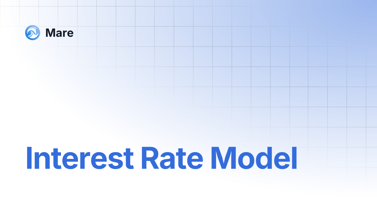 Interest Rate Model | Mare